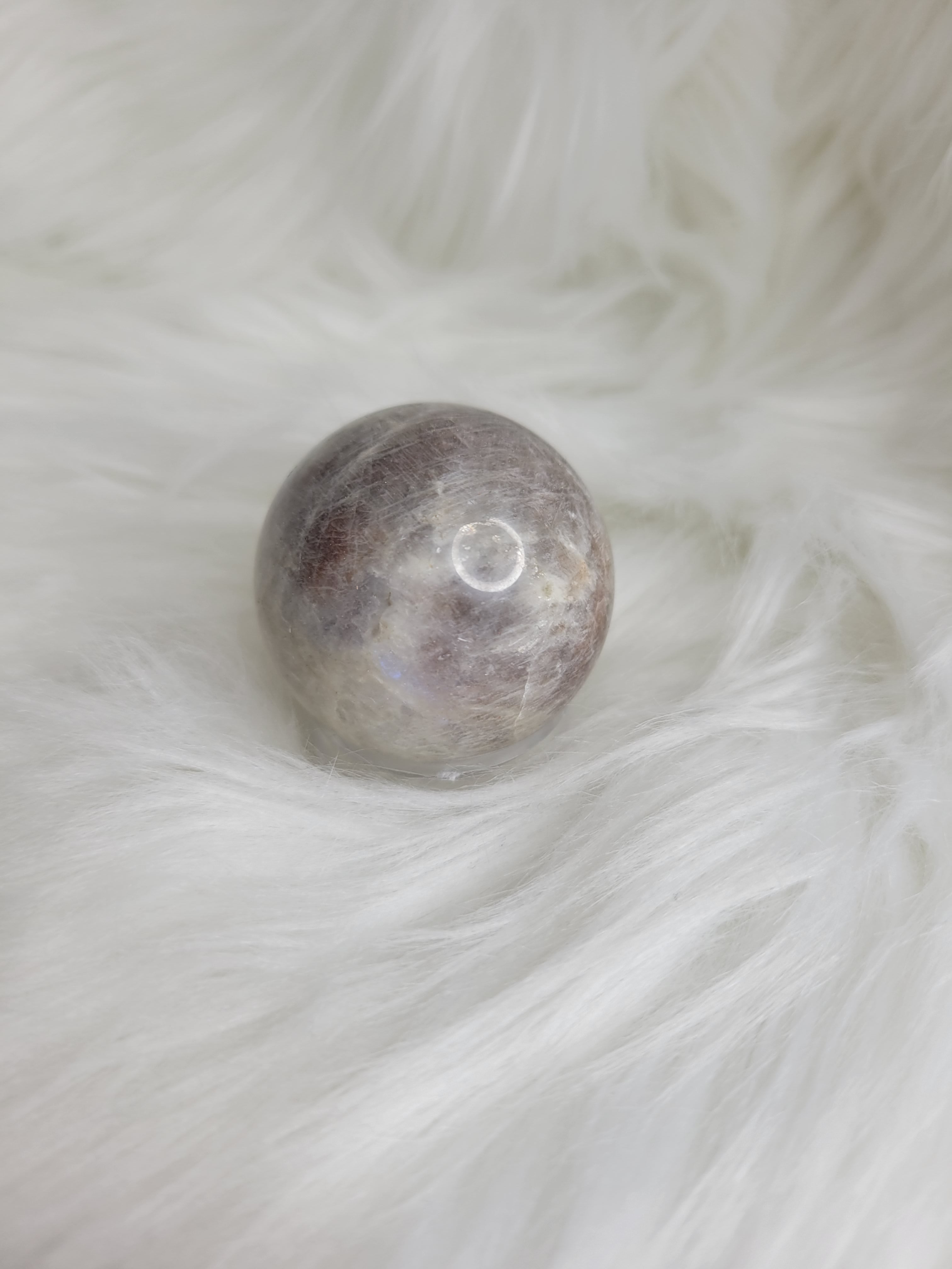 Moonstone Sphere – Unphased Crystals